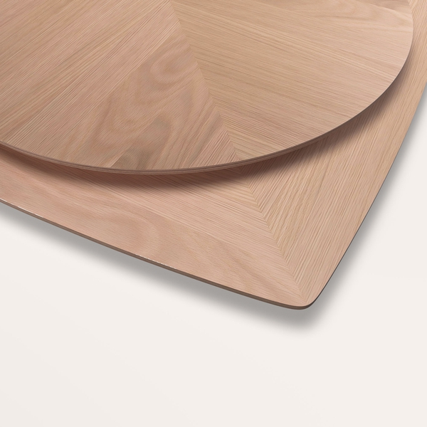Oak Veneer (Marquetry D) Table Top | Contract Chair Co