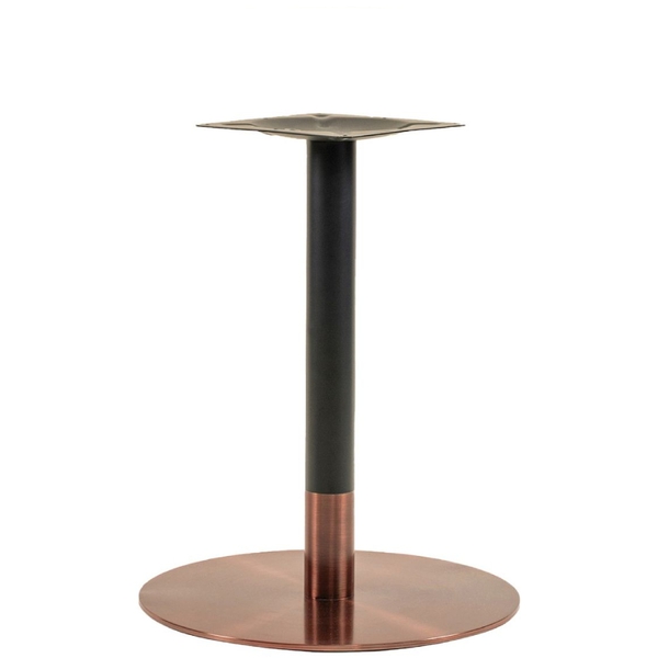 Ares Bronze and Black Large Dining Table Base - The Contact Chair Company