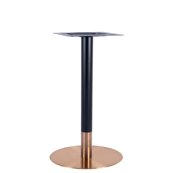 Ares Bronze and Black Small Dining Table Base | Contract Chair Co