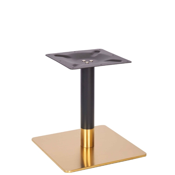 Ares Brass And Black Square Large Coffee Table Base | Contract Chair Co