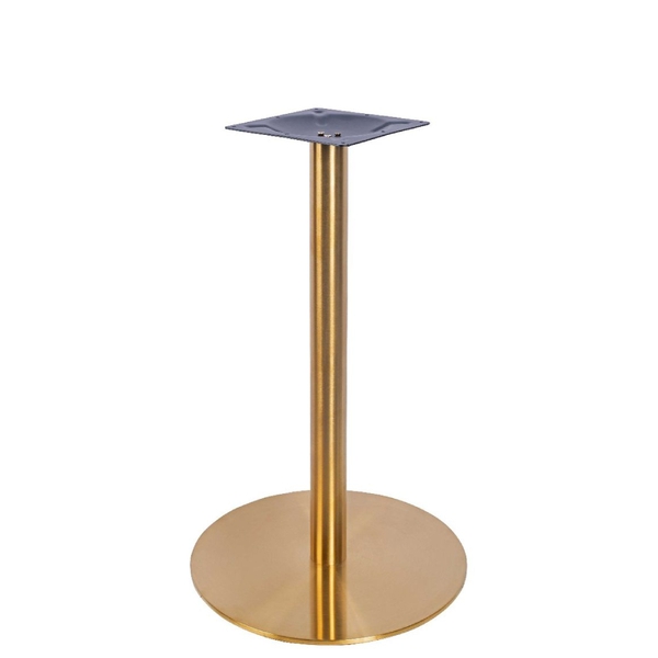 Ares Vintage Brass Large Dining Table Base | Contract Chair Co