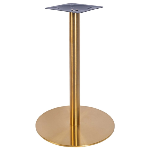 Ares Vintage Brass Large Poseur Table Base | Contract Chair Co