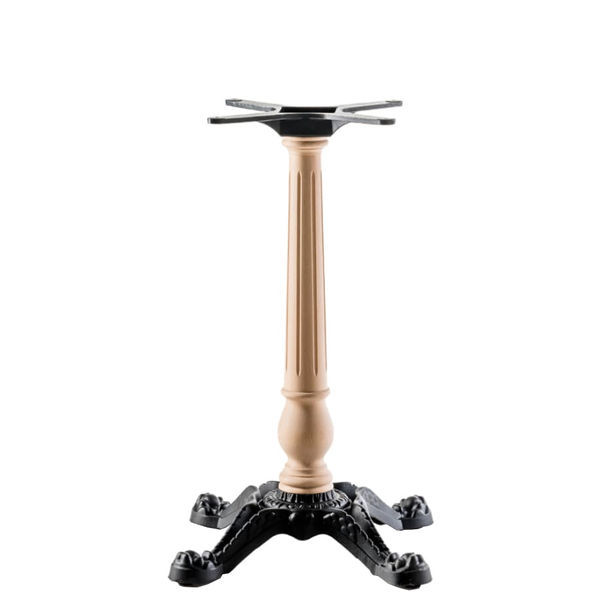 Bistro 4 Leg Wooden Dining Table Base | Contract Chair Co