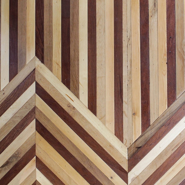 Chevron Table Top With Hardwood Edge - The Contact Chair Company