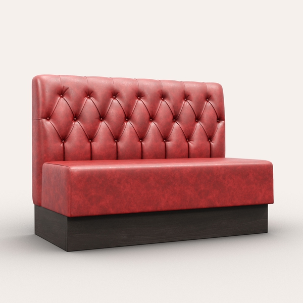 Deep Buttoned Back Banquette (Straight-Run) | Contract Chair Co