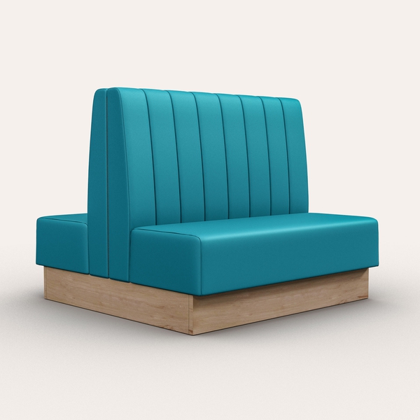 Fluted Back Banquette (Back-To-Back) | Contract Chair Co