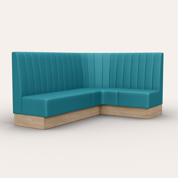 Fluted Back Banquette (L-Shaped) - The Contact Chair Company