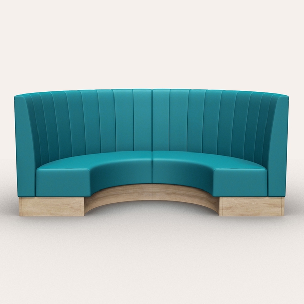 Fluted Back Banquette (Semi-Circle) | Contract Chair Co