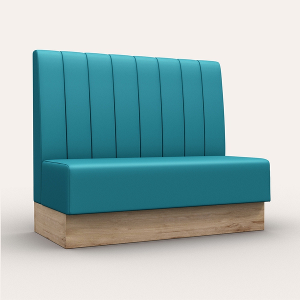 Fluted Back Banquette (Straight-Run) | Contract Chair Co