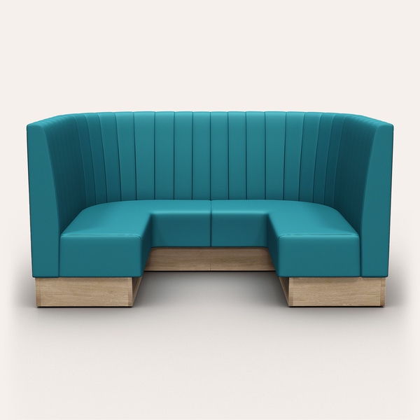 Fluted Back Banquette (U-Shaped) | Contract Chair Co