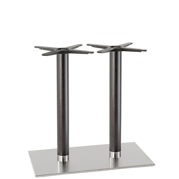 Inox 4461/FX Twin Wooden Dining Table Base | Contract Chair Co