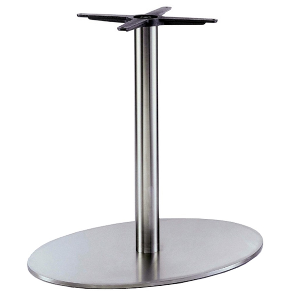Inox Elliptical Table Base - The Contact Chair Company