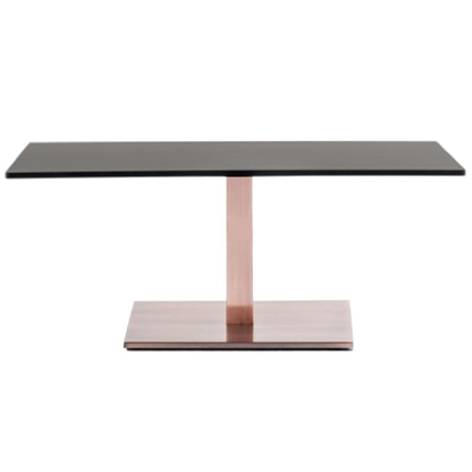 Inox Square Coffee Table Base - The Contact Chair Company