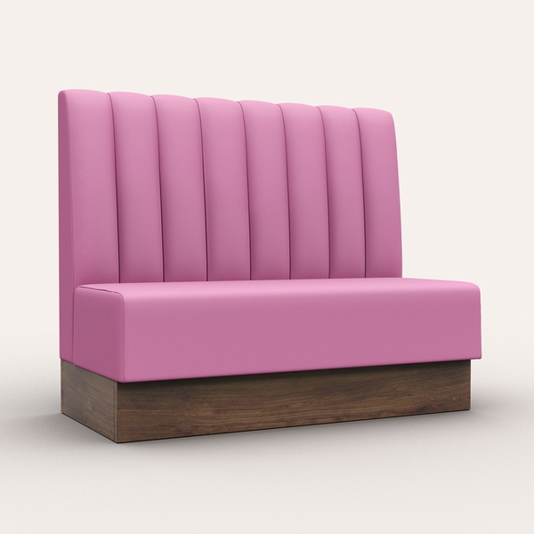 LUX Fluted Back Banquette (Straight-Run) | Contract Chair Co