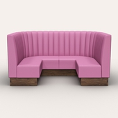 LUX Fluted Back Banquette Seating Family | Contract Chair Co