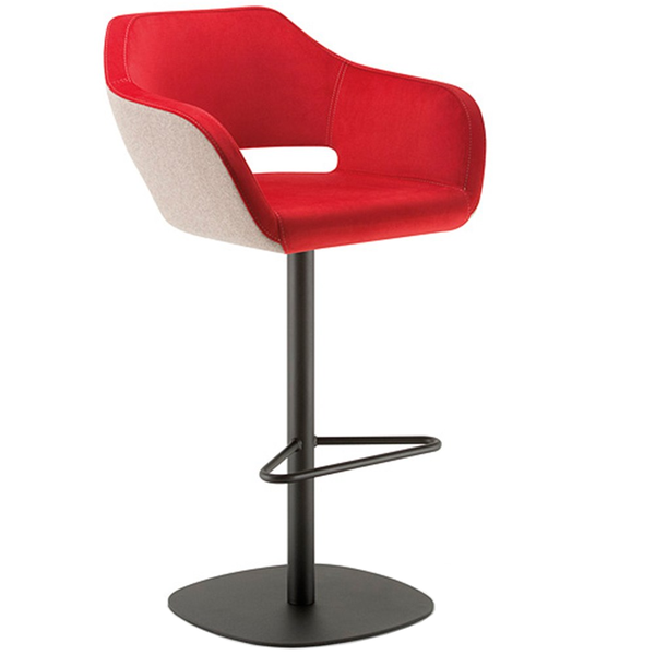 Manu Pedestal Barstool | Contract Chair Co