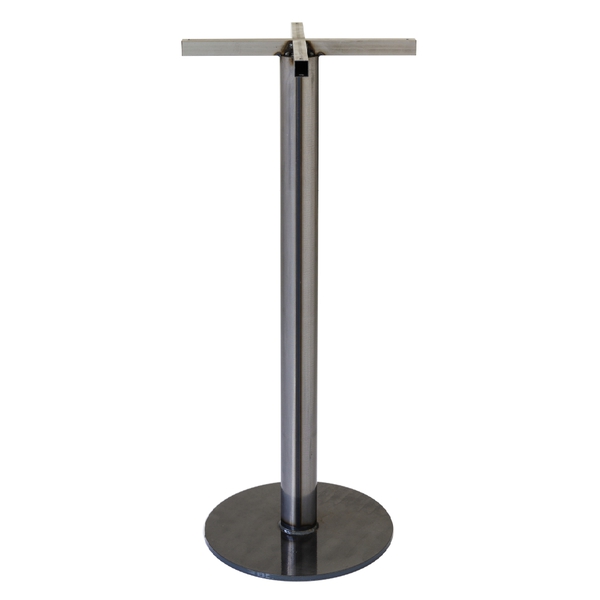 Slim Weld Round Small Poseur Table Base | Contract Chair Co