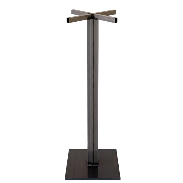 Slim Weld Square Small Poseur Table Base | Contract Chair Co