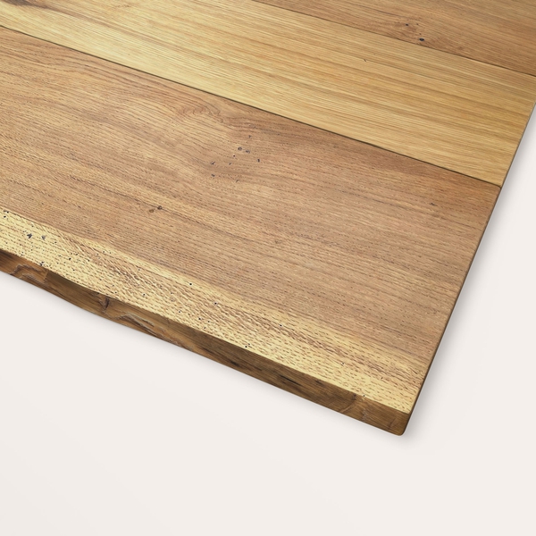 Solid Oak Table Top With Waney Edge | Contract Chair Co