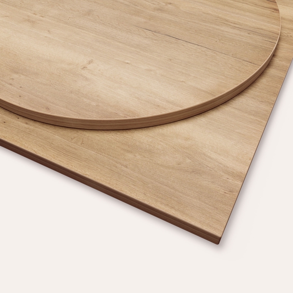 Veneer Table Top With Hardwood Edge - The Contact Chair Company