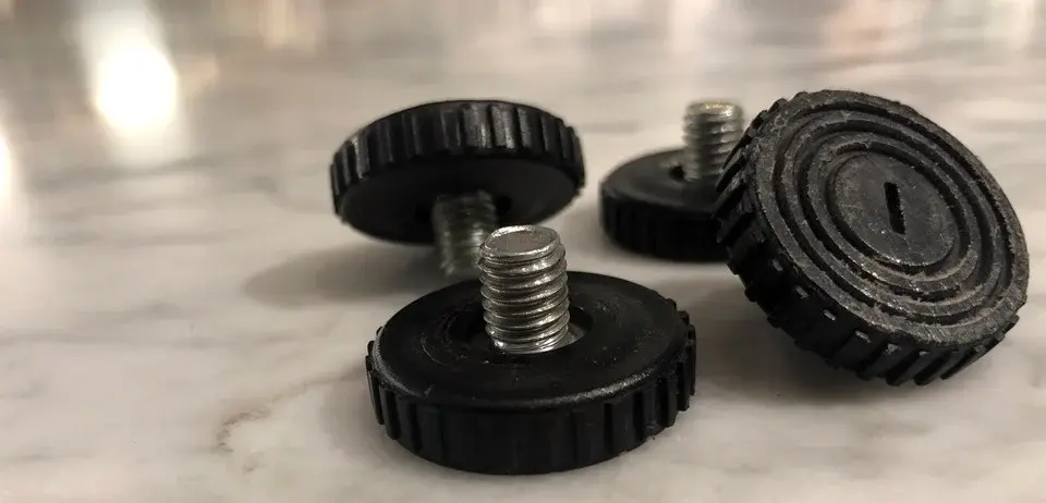 Adjustable Feet On Inox Table Bases