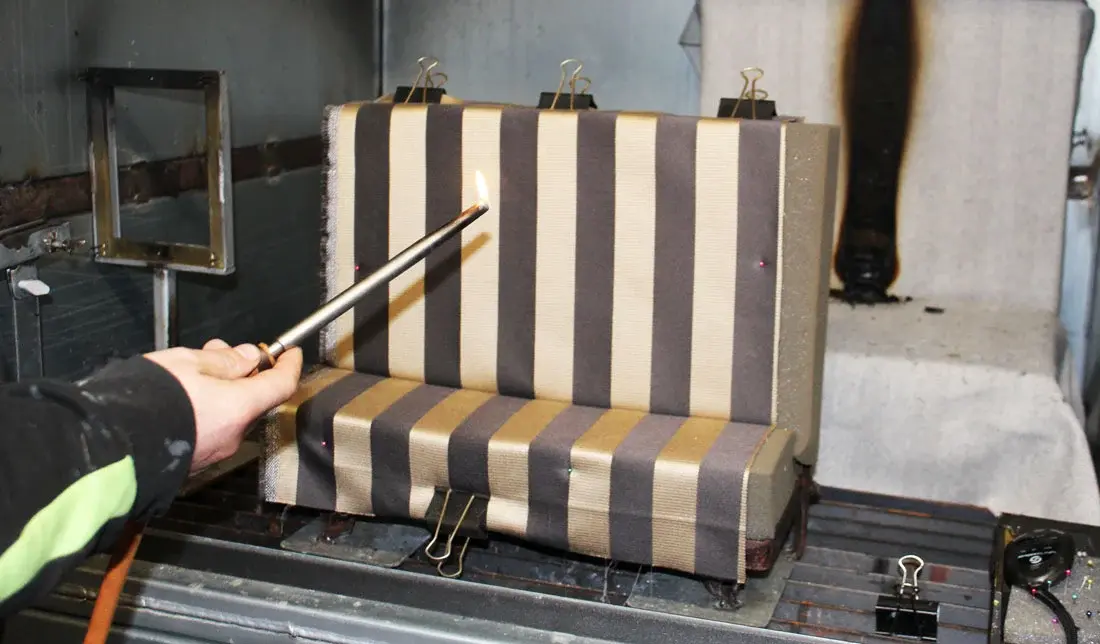 Treating Fabric To Crib 5 For Hospitality Use